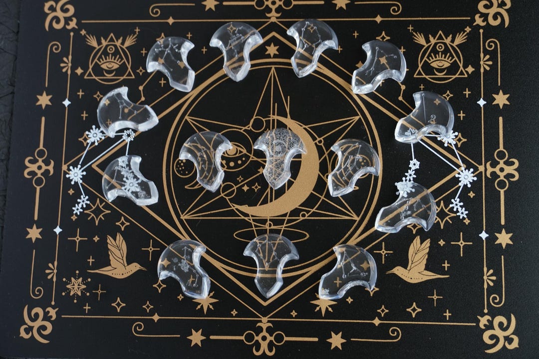 Handmade 14 FFXIV Constellation Stone Bundle Azem Resin Stone Animation ...