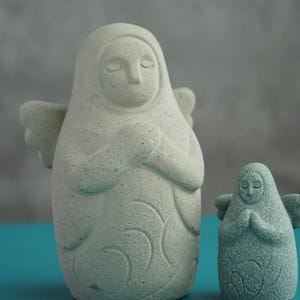 Handmade Hylian Concrete Statue Goddess Statue Zelda Gift Zelda Gift ...