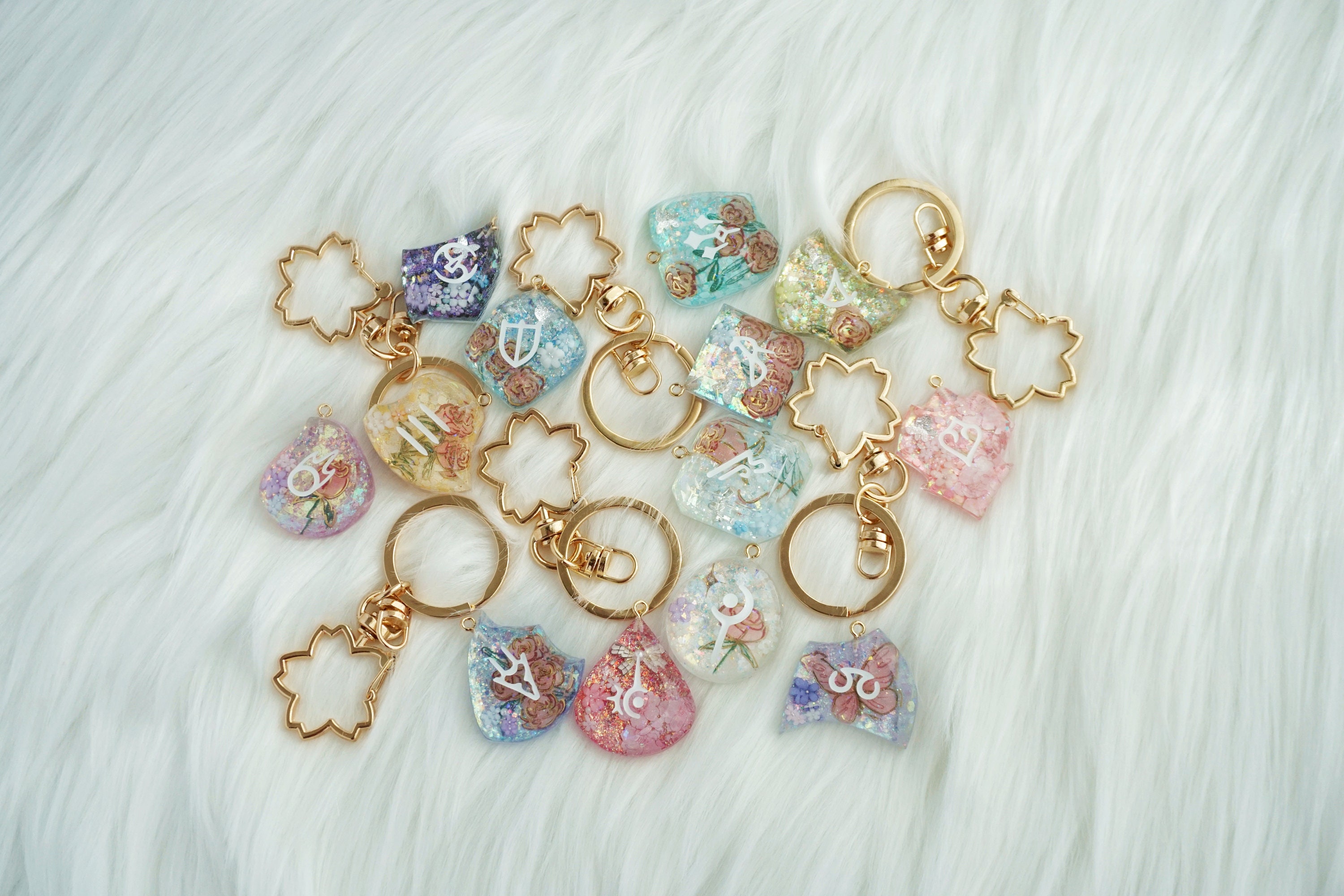 FFXIV Job Stone Handmade Resin Keychain Phonecharm Gift Christmas Gift ...
