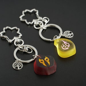 FFXIV Job Stone Handmade Pictomancer Viper Resin Keychain Phonecharm ...