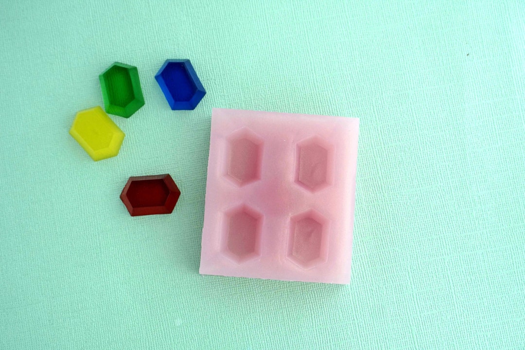 Legend of Zelda Rupee Mould Silicone Mould Resin Mold Crystal Mold Ice ...