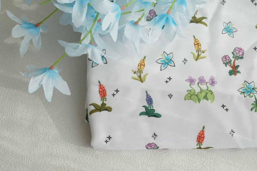 A4 SIZE Zelda Flower Fabric Silent Princess,light Shade Fabric - Etsy