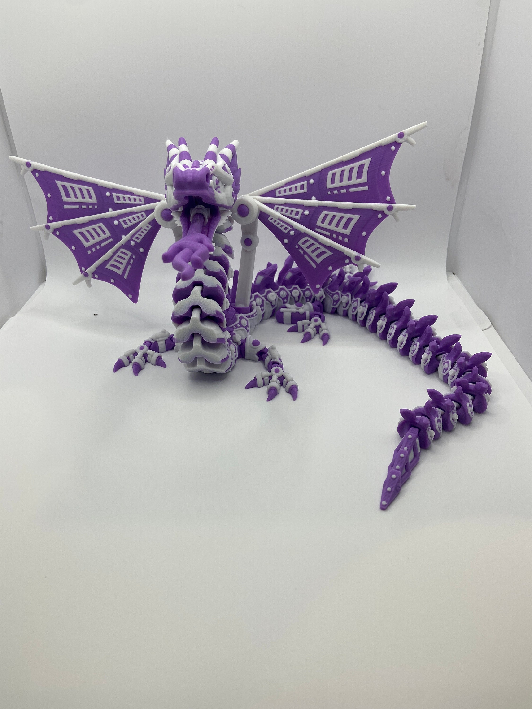 Flexi Mech Dragon - Fully Articulating - Multi-colored - Etsy