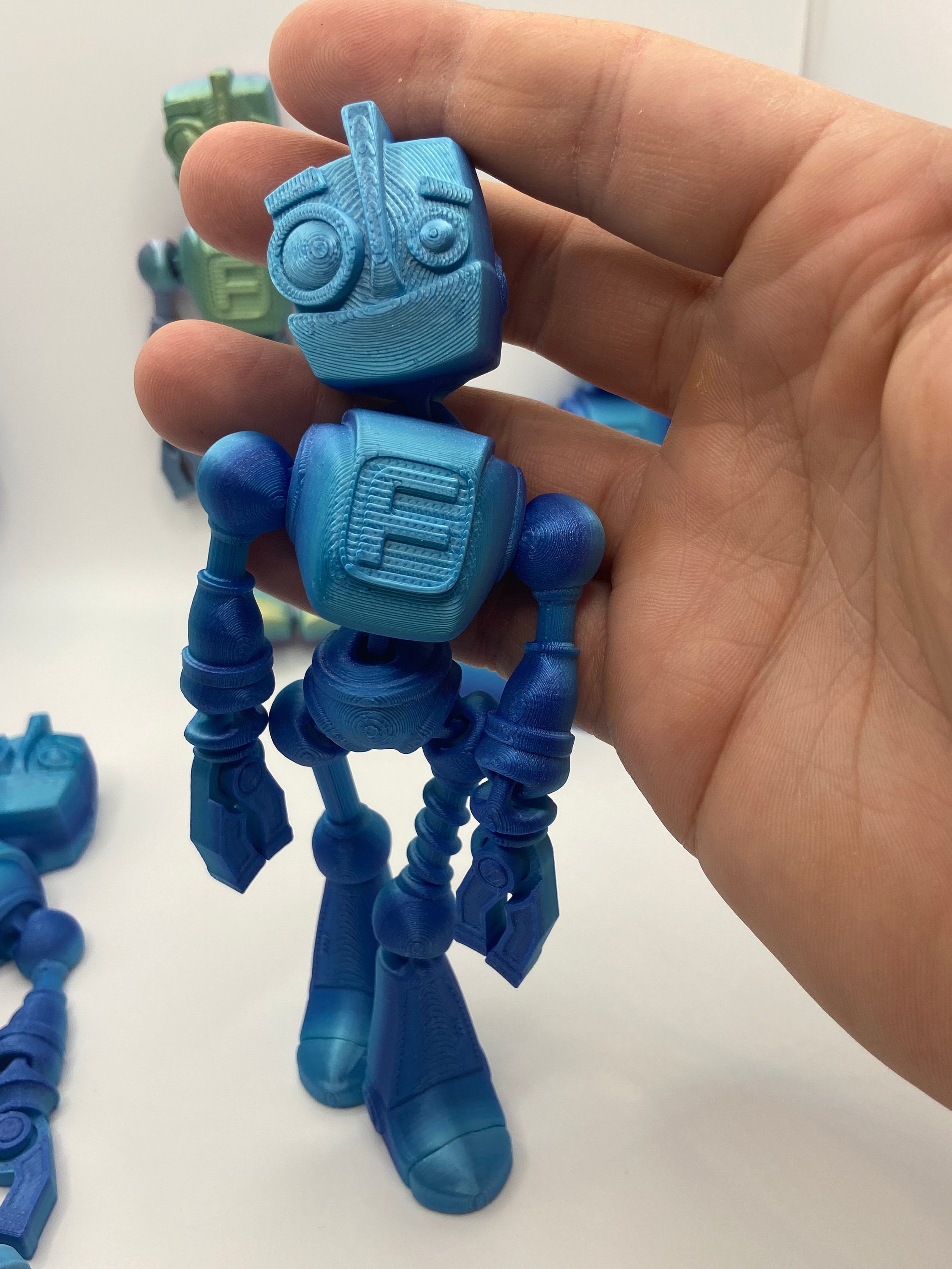 Flexi Robot - Articulating Fidget Toy - Etsy