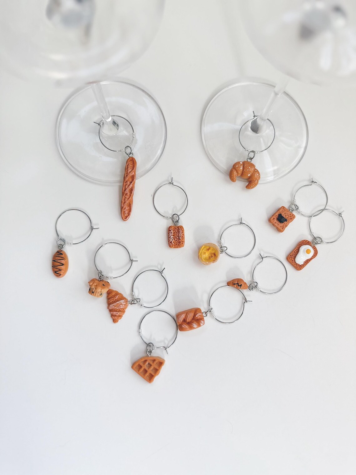 Pastry Wine Glass Charms: Funny Bachelorette Party Favors - Etsy