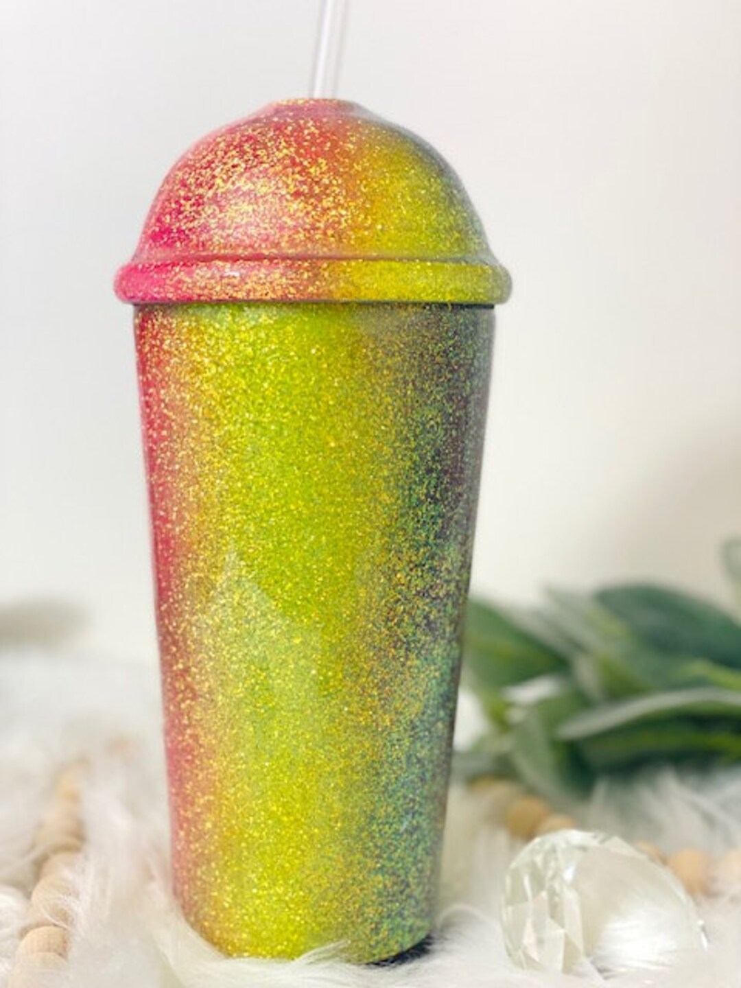 Rainbow Slurp Glitter Tumbler Rainbow Glitter Tumbler Multi-color ...