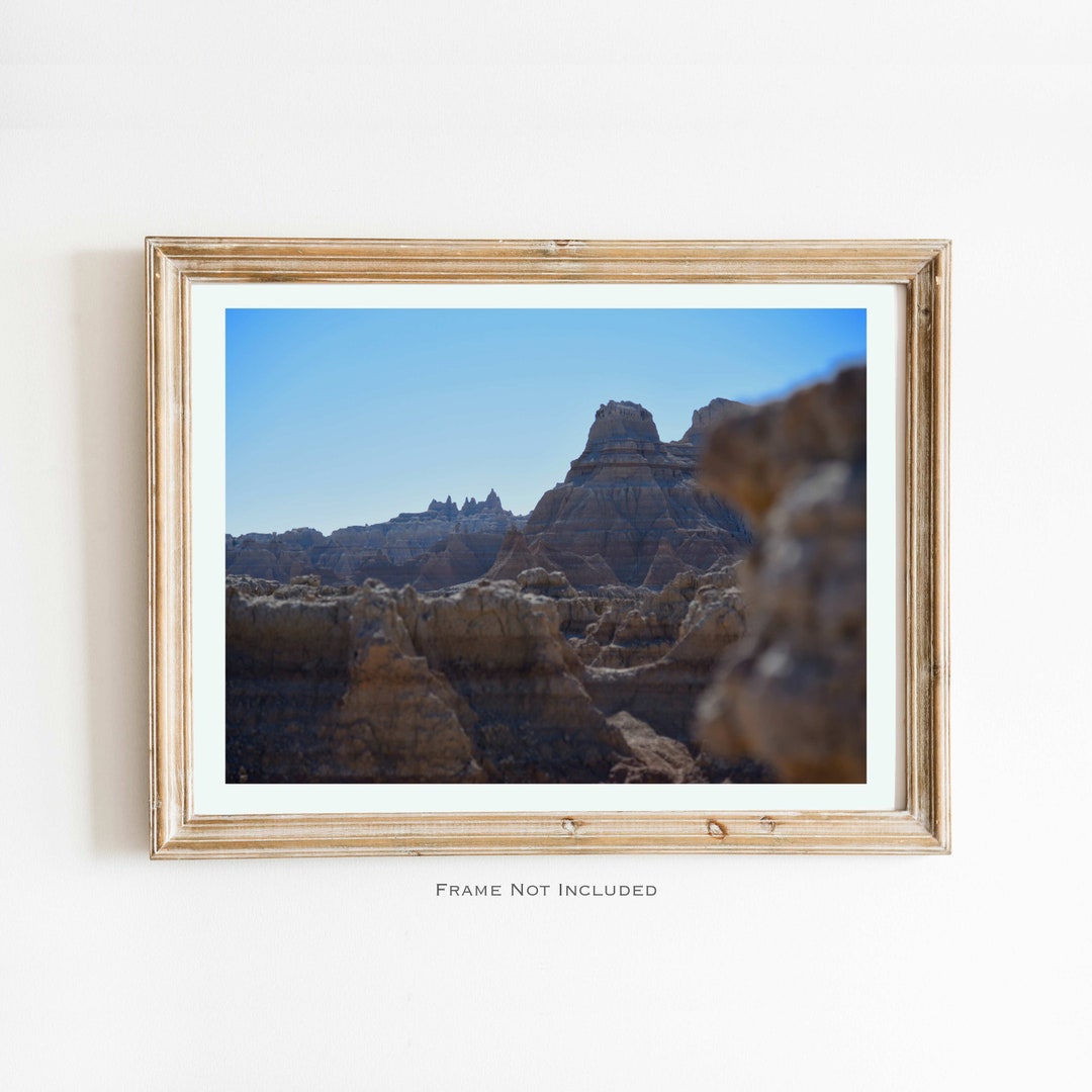 Badlands National Park Photo Print - Travel Photography Wall Art ...