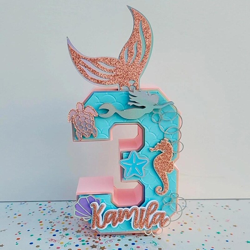 Mermaid Letters - Etsy