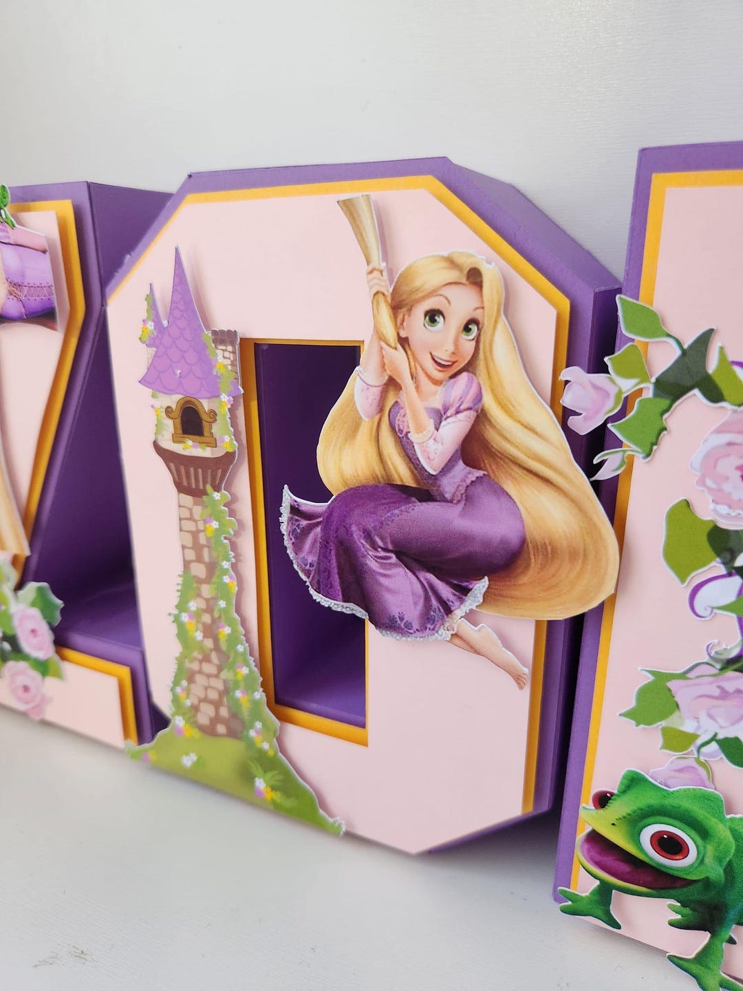 Rapunzel 3D Letters,princess Birthday, Princess Party,princess ...