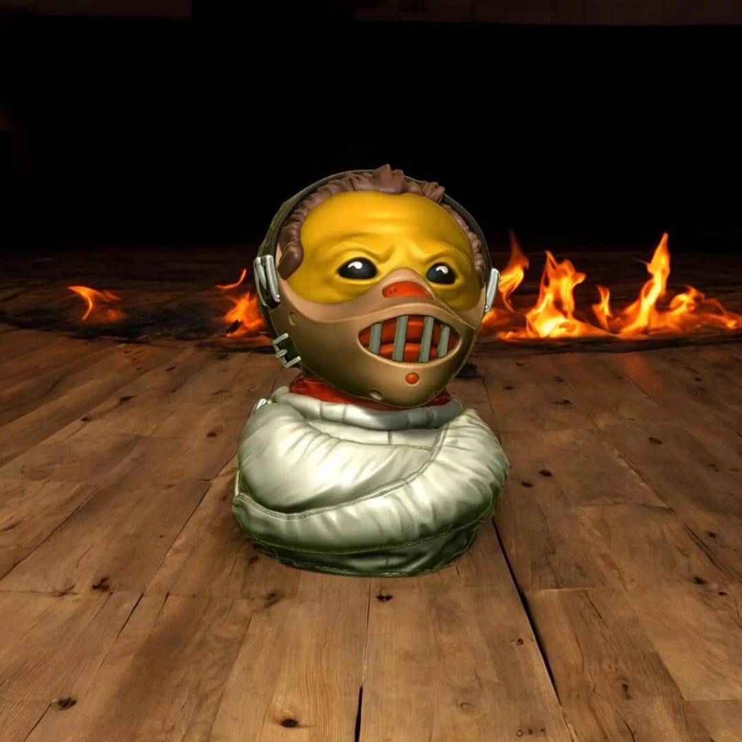 Hannibal Ducktor – 3D Printed Horror Rubber Duck | Creepy Collectible ...