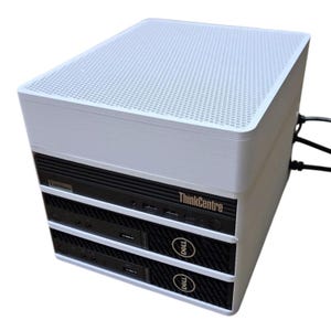 Microstack Modular Rack System for Lenovo Thinkcentre M70q / M80q Tiny ...