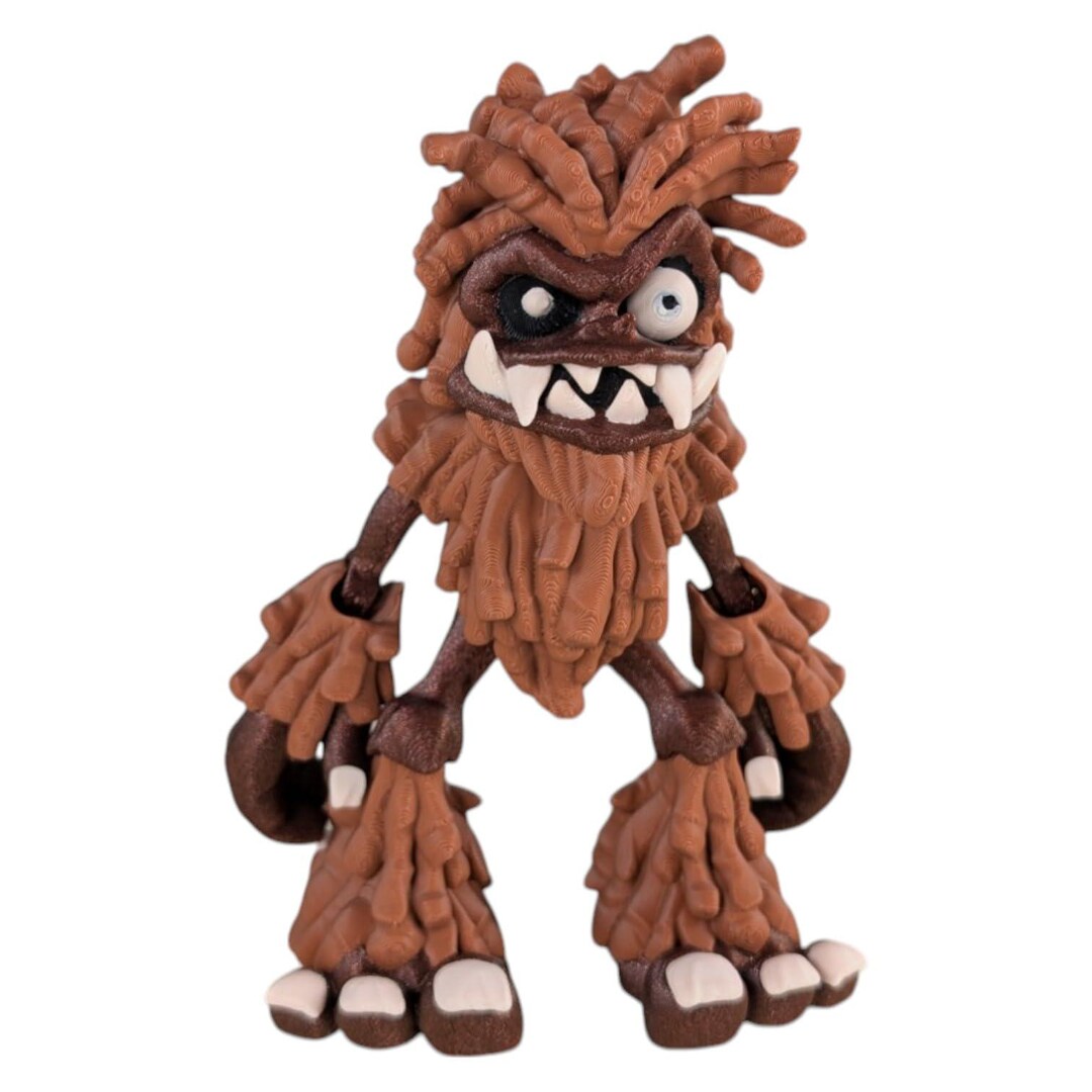 Articulated Bigfoot Figurine | Poseable Sasquatch Stress Relief Toy ...