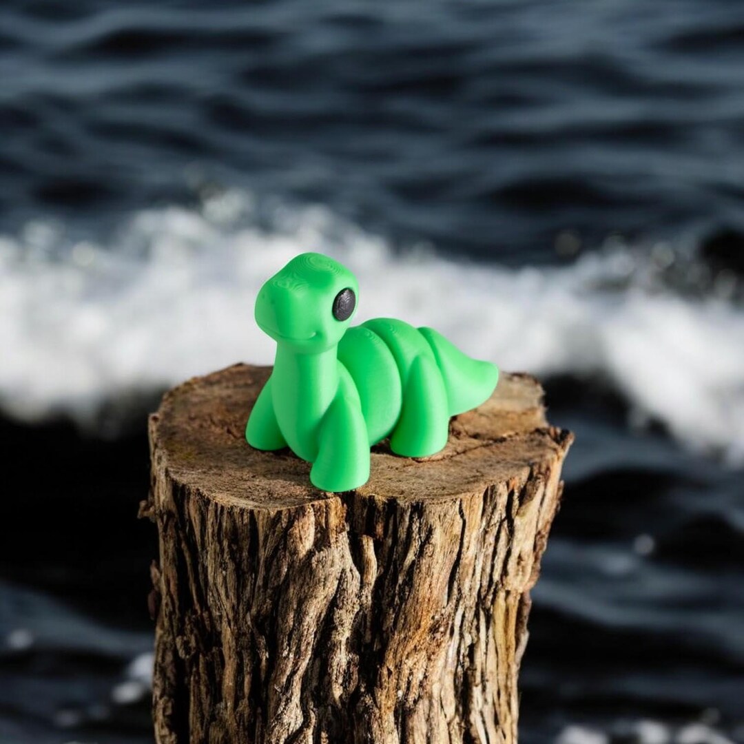 Baby Brontosaurus Figurines Set of 5 - Cute Mini Dinosaurs, Articulated ...
