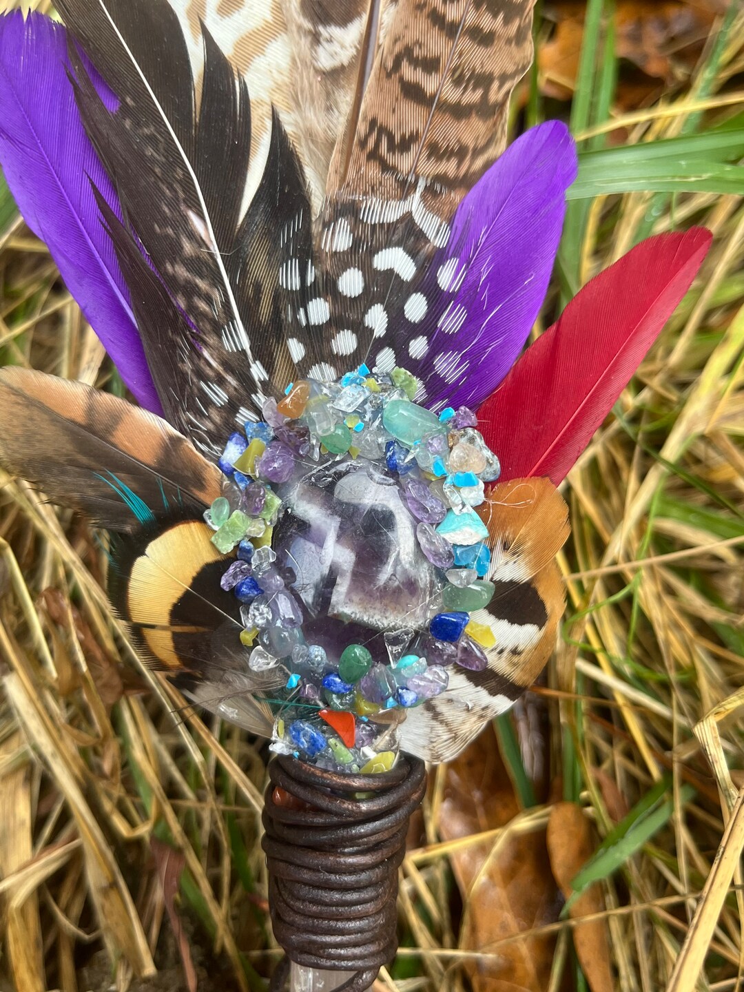 Smudge Feather Purification Tool Smudge Fan Prayer Fan - Etsy