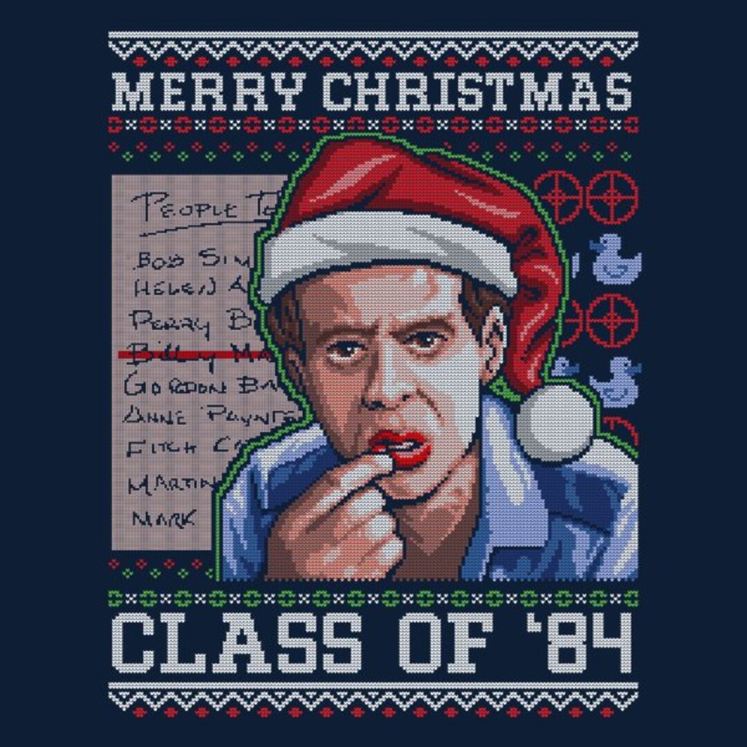 Class of '84 Christmas PNG Ugly Sweater Class Reunion - Etsy