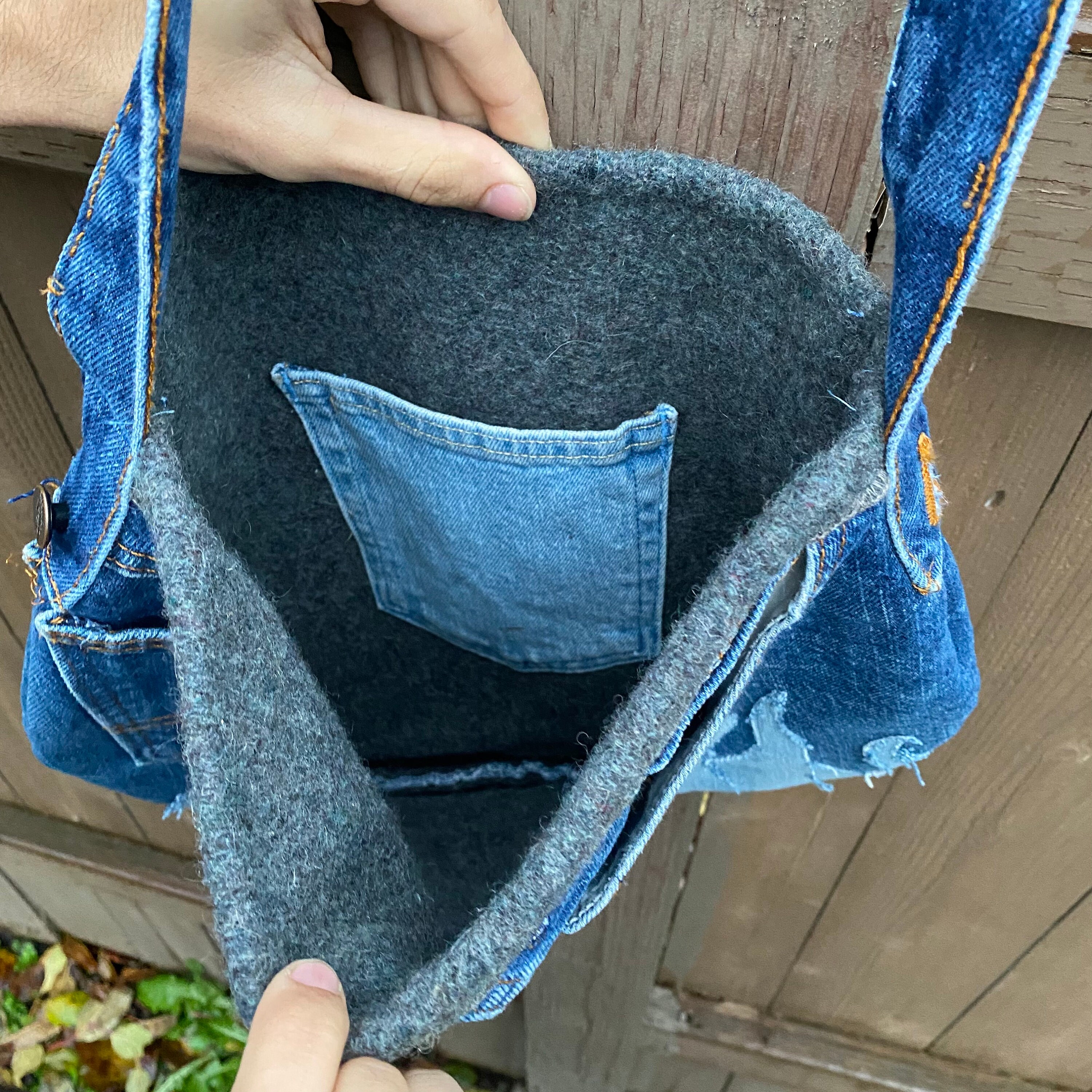 Reworked Dickies Denim Tote Bag - Etsy