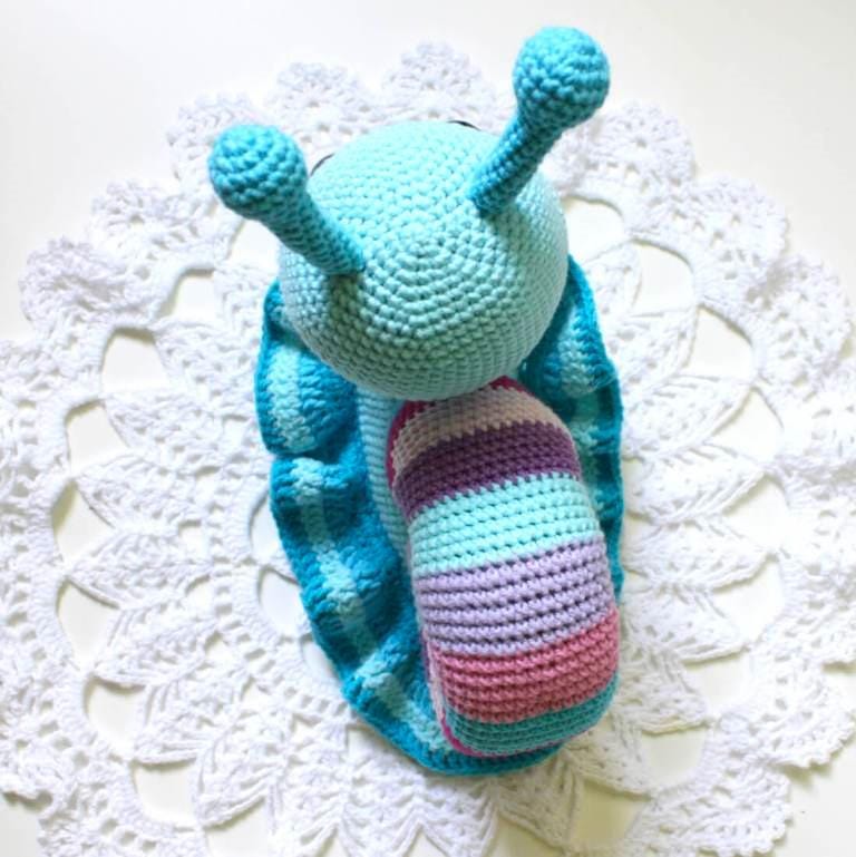 Snail Crochet Pattern – Cute Amigurumi Snail, Easy Plush Toy PDF ...