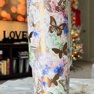 Stanley Butterfly Calia Art Olive Eden 30oz Laser Engraved Authentic ...