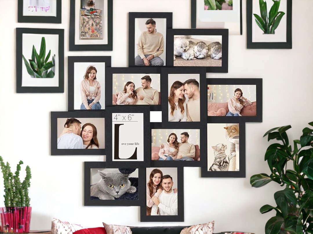 Set of 12 Wooden Collage Picture Frame Rustic Picture Frame - Etsy