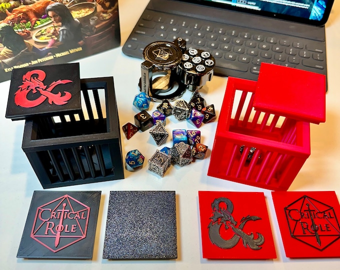 Dnd Dice Jail | Metal Bars | Cage for Bad Dice | Prison | Fits Full Set ...