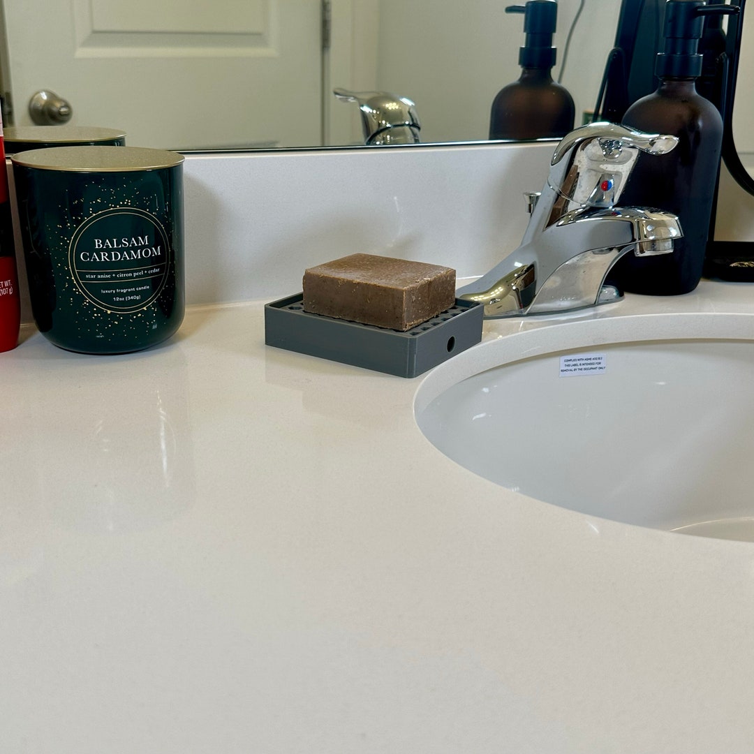 Modern Soap Bar Holder With Drain Dr Squatch Bar Soap Holder Draining ...