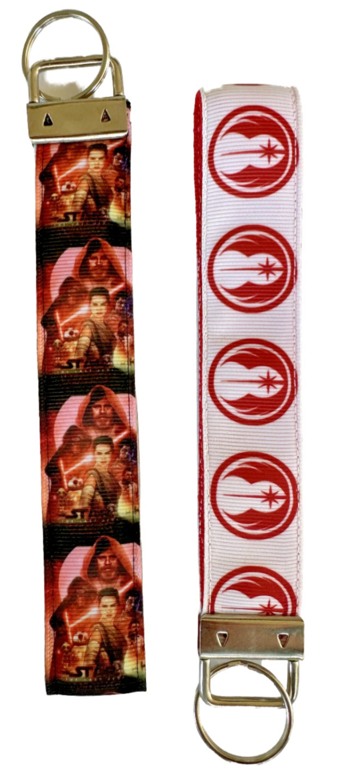 Star Wars Themed (jedi Alliance/last Jedi) Nylon Wrist Lanyards With ...