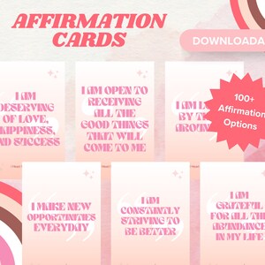 100+ Mental Health Affirmation Cards (downloadable) | for a School ...