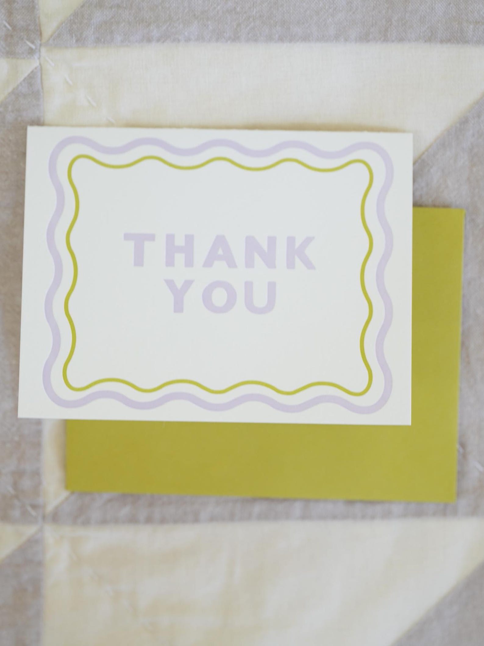 Handwritten Thank You Card With Fountain Pen for Wedding, Baby Shower ...
