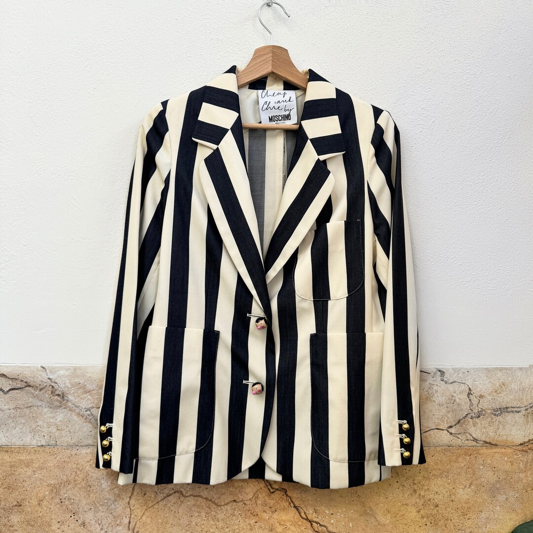 Moschino Cheap and Chic Vintage Blazer With Olivia Buttons - Etsy