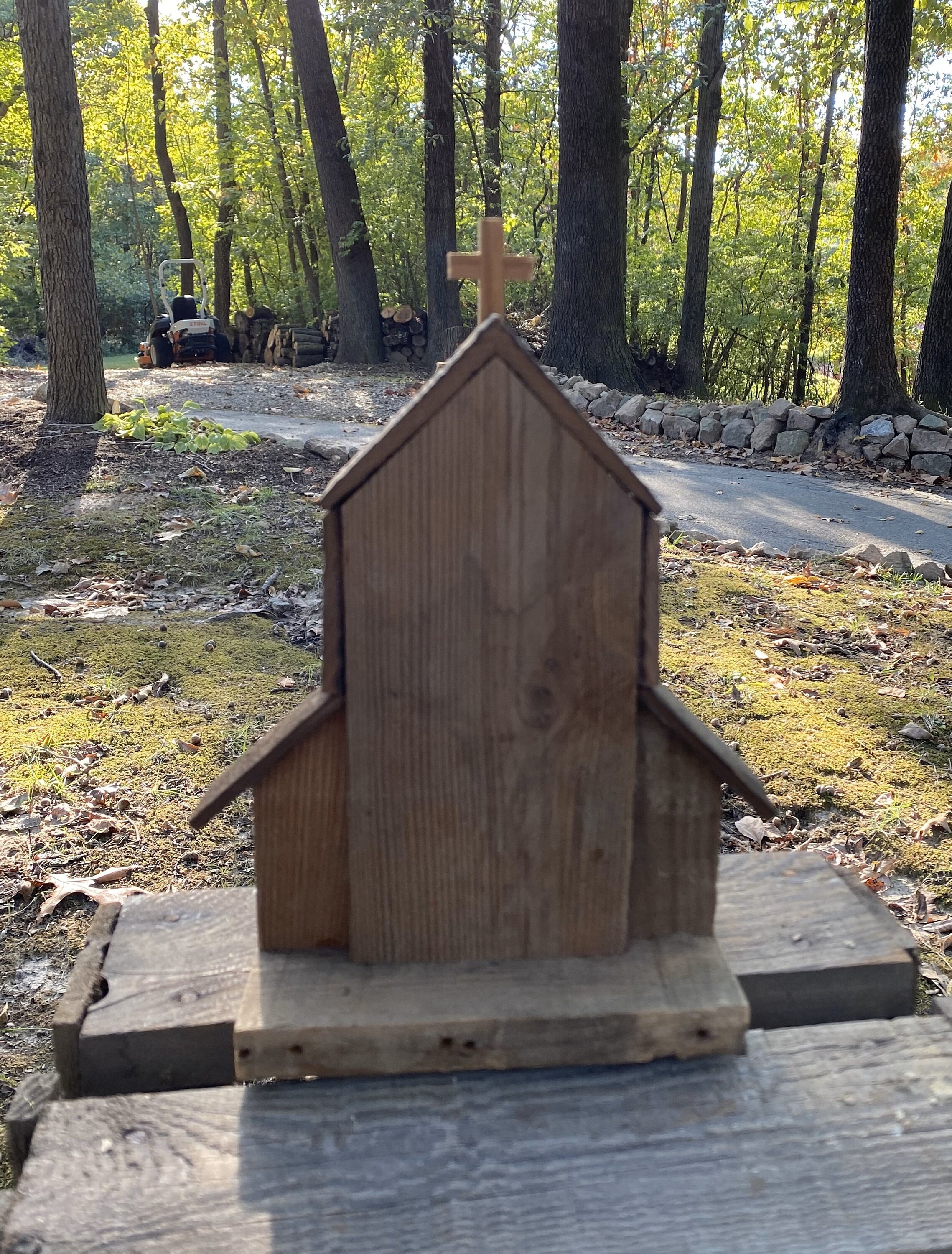 Handmade Decorative "old Country Church" Made From Reclaimed Vintage ...