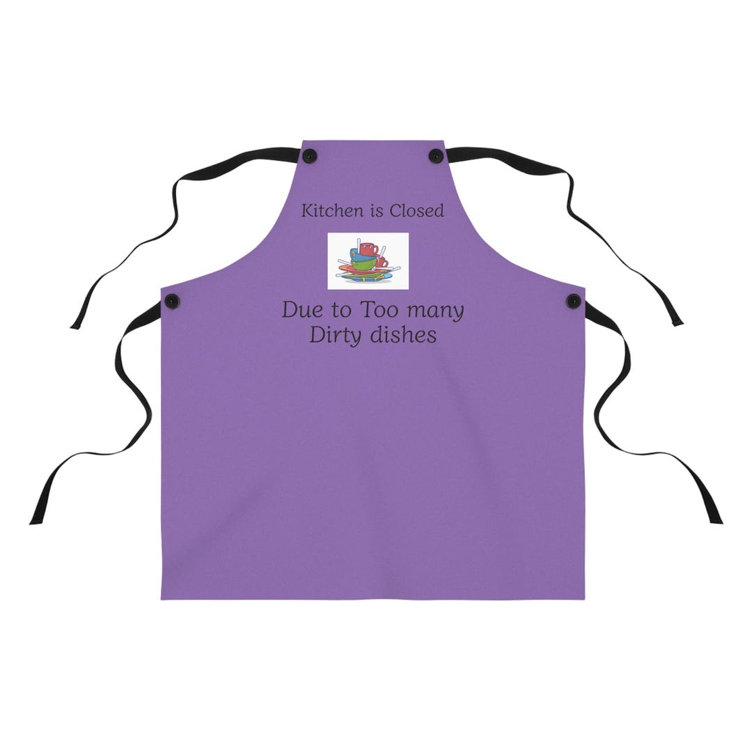 Purple Vintage Apron, Keeps You Dryer While Doing Dishes. - Etsy