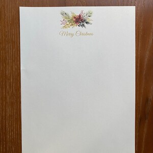 Printable Christmas Stationery Digital Download SVG and PNG - Letter ...