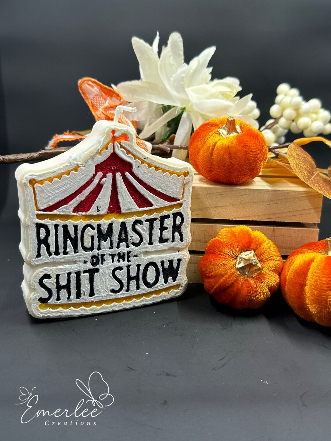 Ringmaster of the Shit-show: 3D Soy Wax Candle With a Single Wick - Etsy