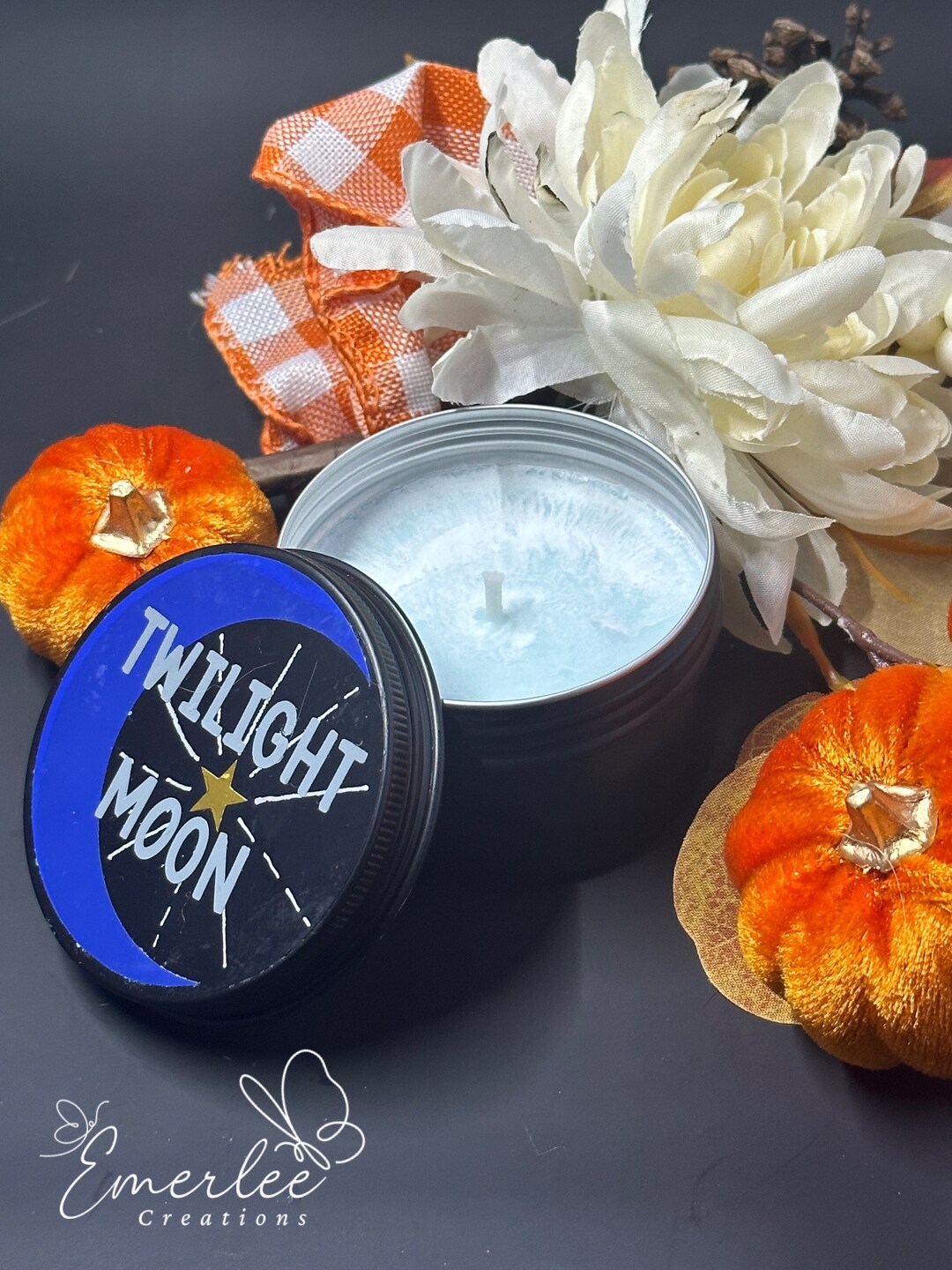 Twilight Moon: 4 Oz Blueberry Scented Soy Wax Jar Candle - Etsy