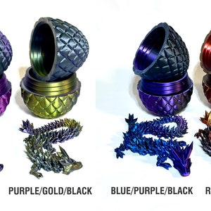 Dragon-crystal Dragon-3d Printed Dragon-articulated Dragon-3d Printed ...