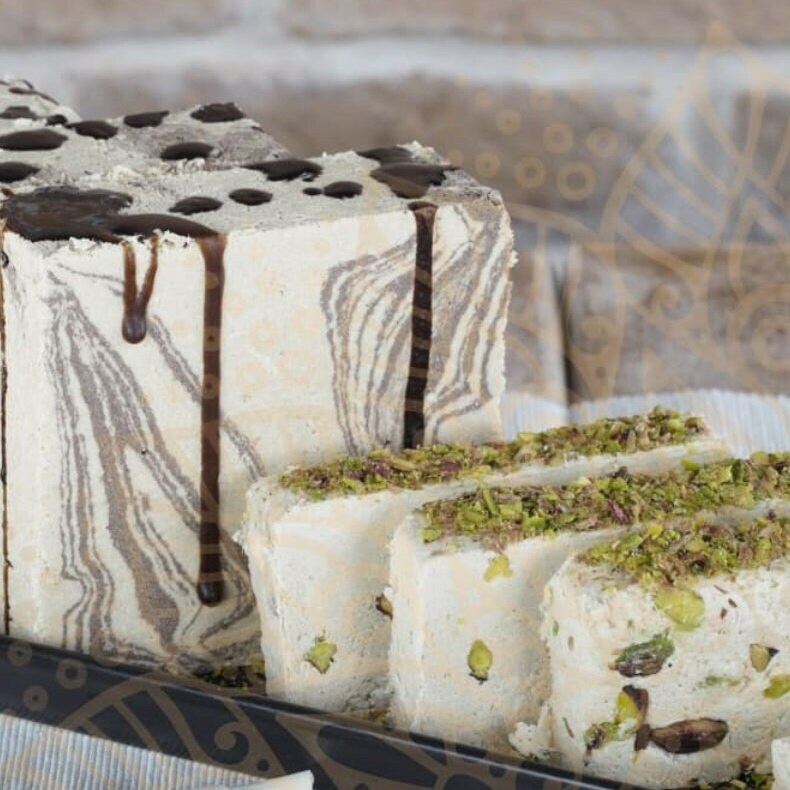 Traditional Halva With Pistachio,pistachio Sesame,tahini Halva,gourmet ...