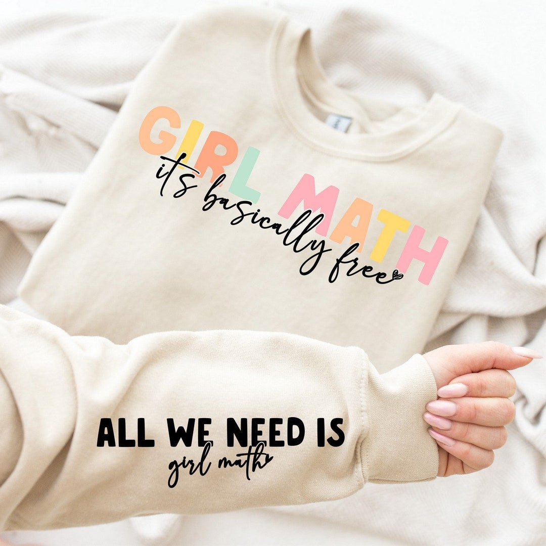 Girl Math SVG PNG Svg, Girl Math University Design Svg,girl Math Shirt ...