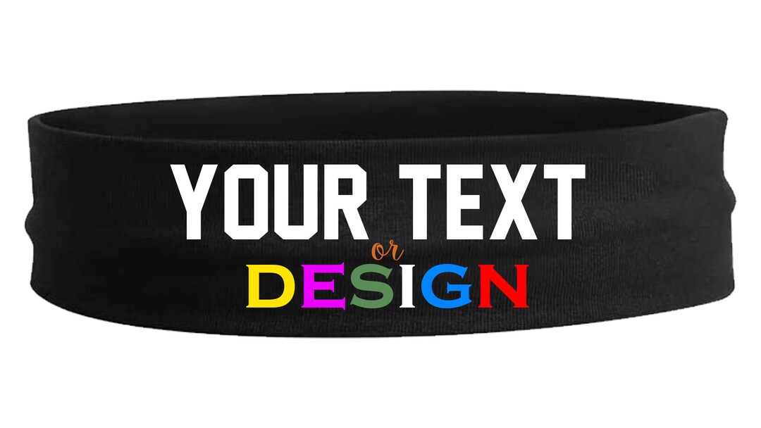 Custom Elastic Headbands - Etsy