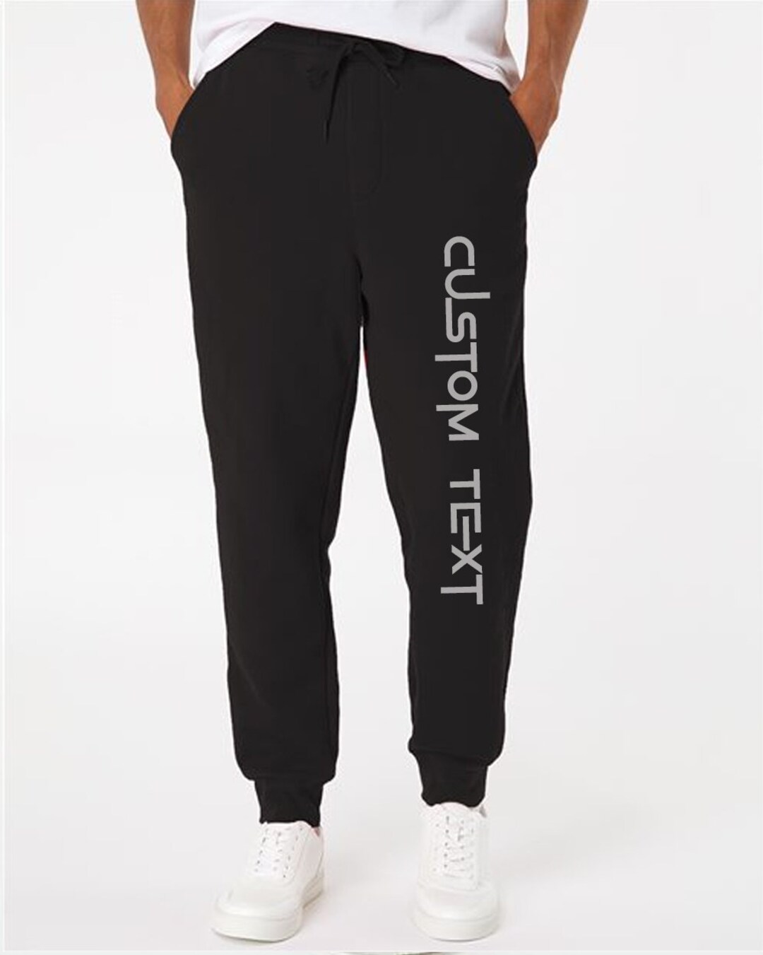 Custom Text Joggers, Personalized Sweatpants - Etsy