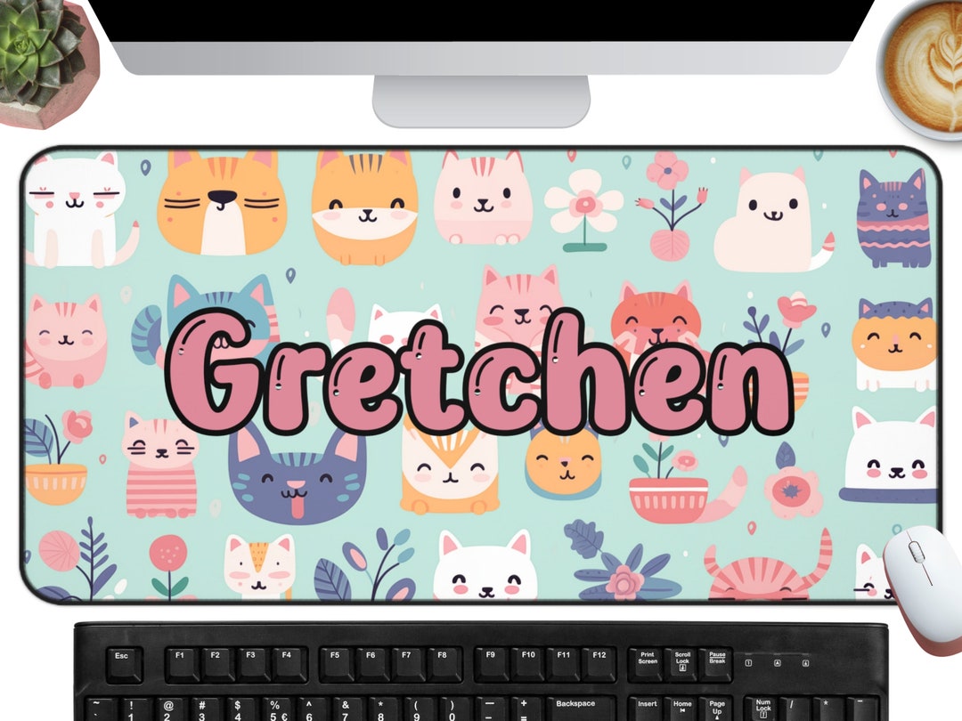 Custom Kawaii Desk Mat Kawaii Inspired Desk Pad Unique - Etsy