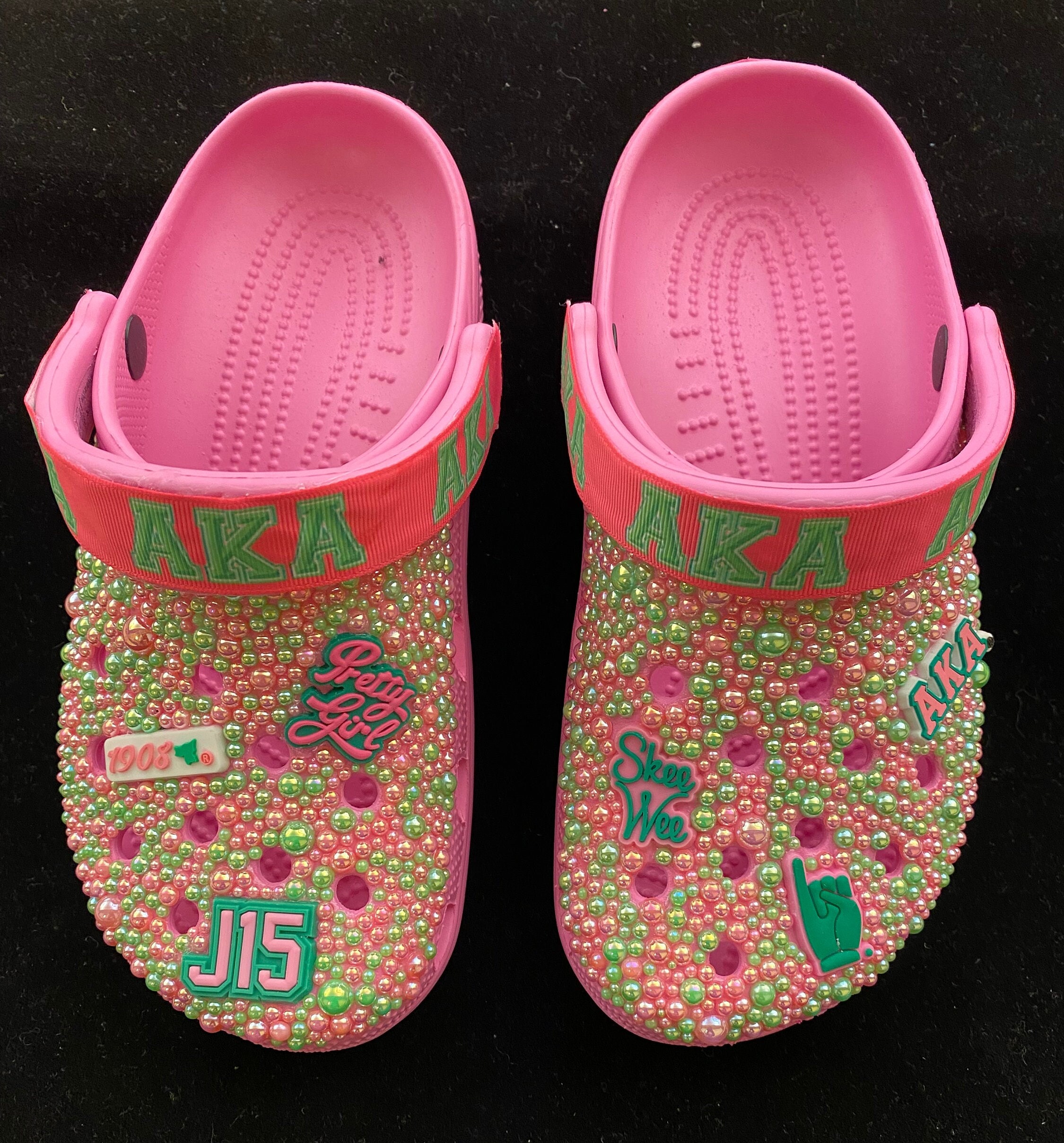 AKA Custom Crocs, Personalized AKA Shoes, Custom Crocs, AKA Gifts - Etsy