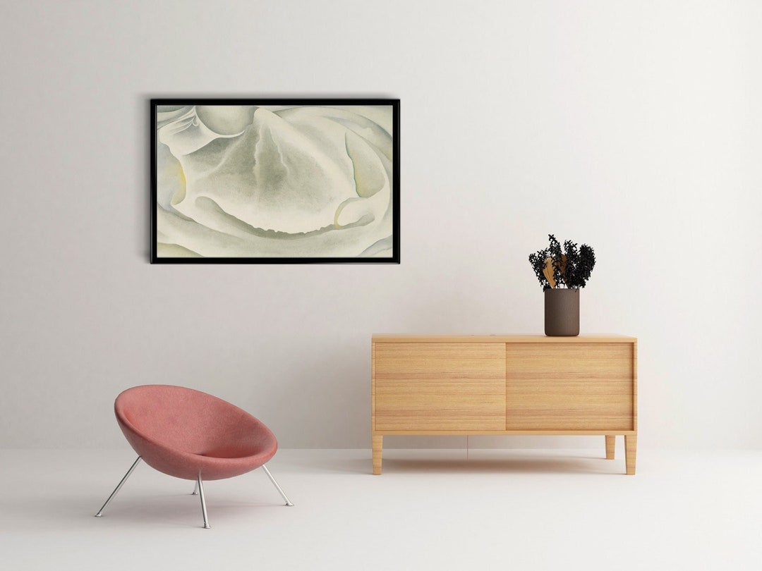 Inside-clam-shell-georgia Totto O'keeffe,home Office Decor, American ...