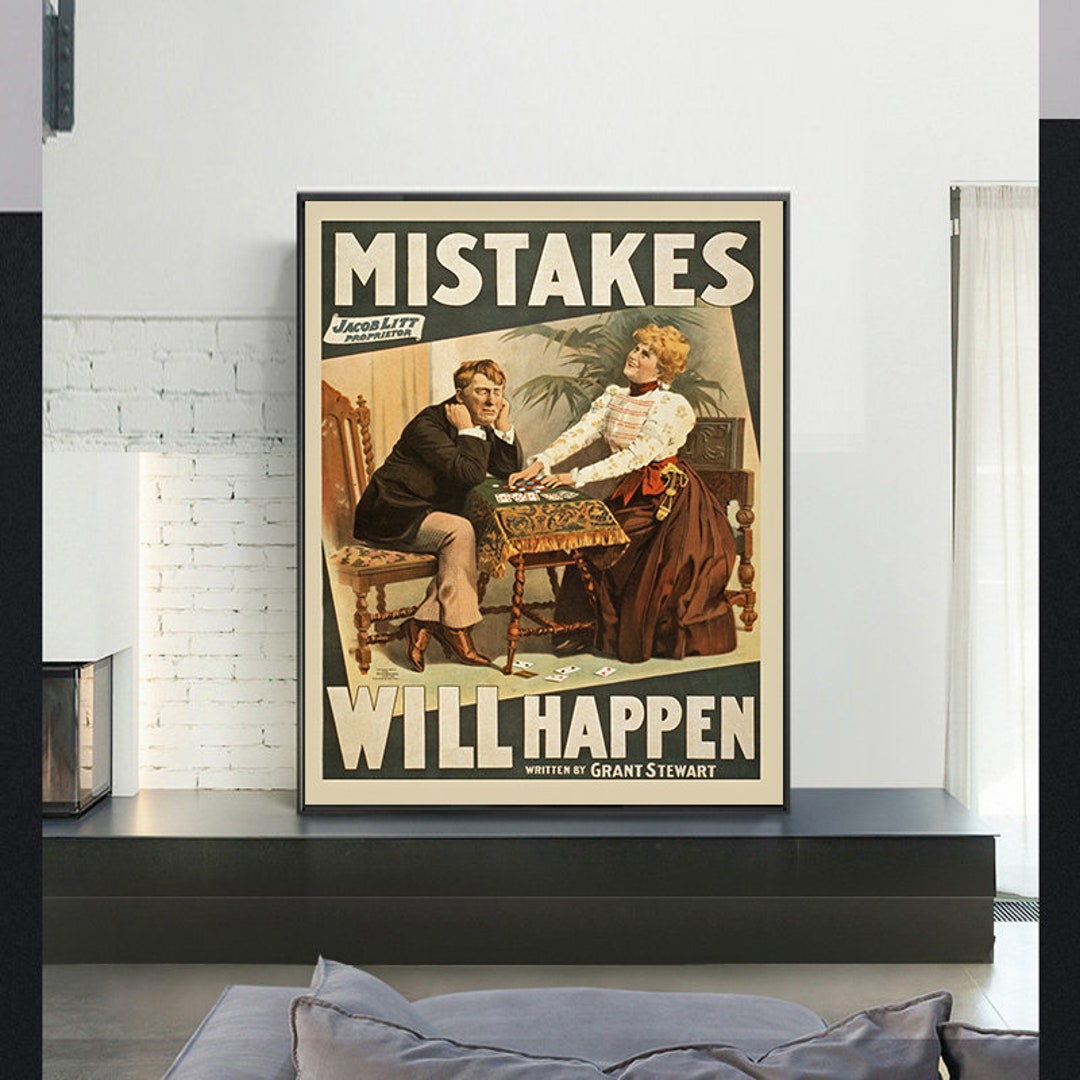 Vintage Drama Poster -exhibition Poster,office Decor,antique ...