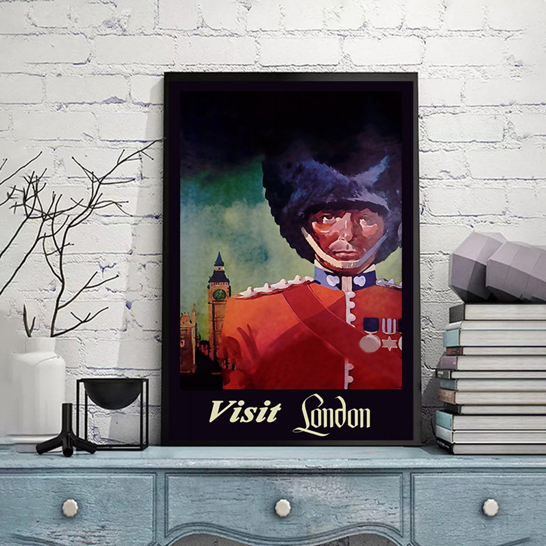 London Vintage Travel Poster-vintage Poster,homedecor,antique ...