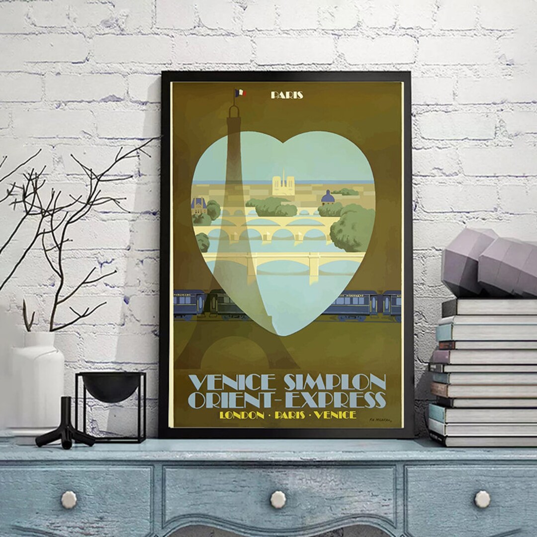 Orient Express Travel Poster-vintage Poster,home Decor,antique ...