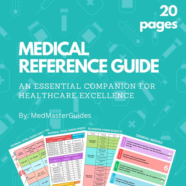 Medical Assistant Study Guide - Etsy