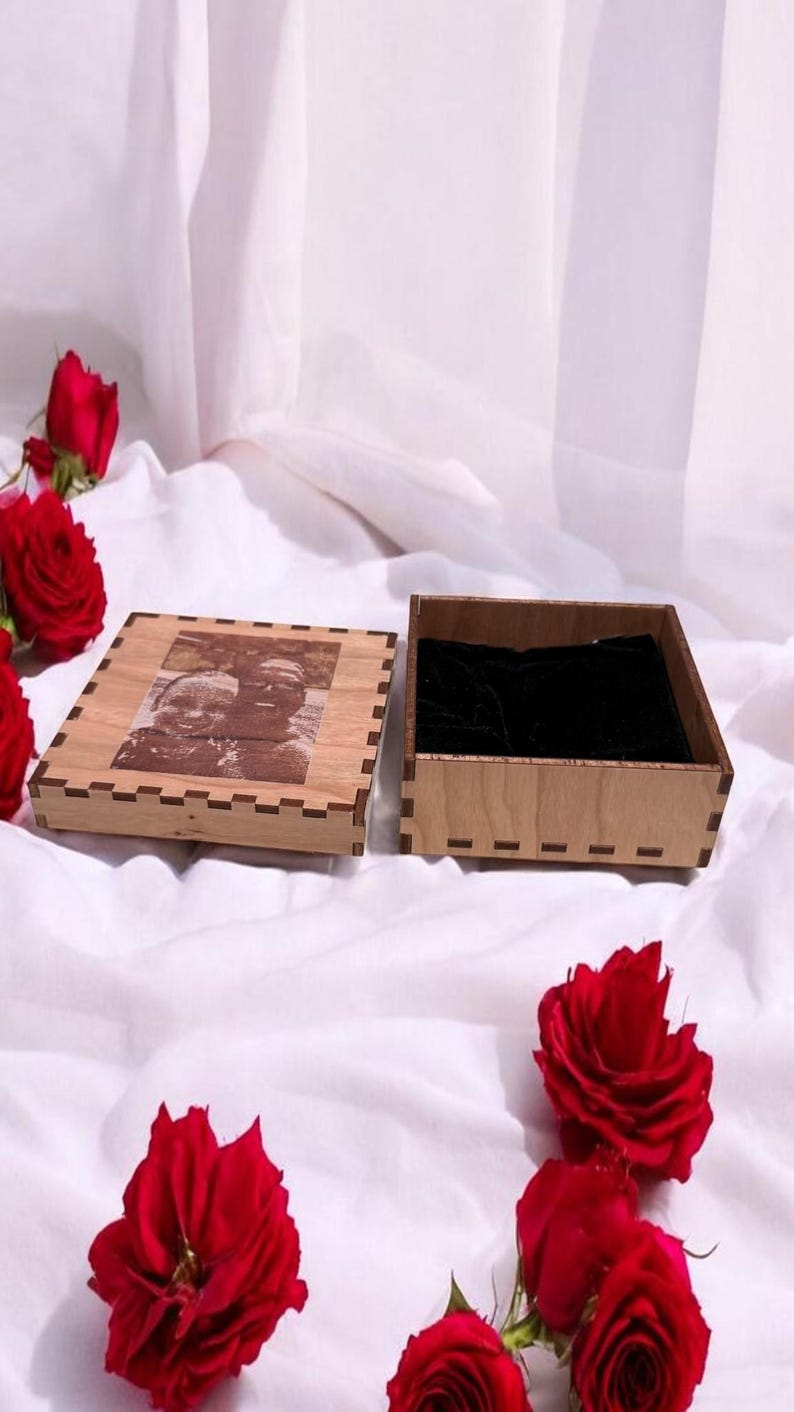 Custom Engraved Wood Gift Box, Personalized Keepsake Box - Etsy