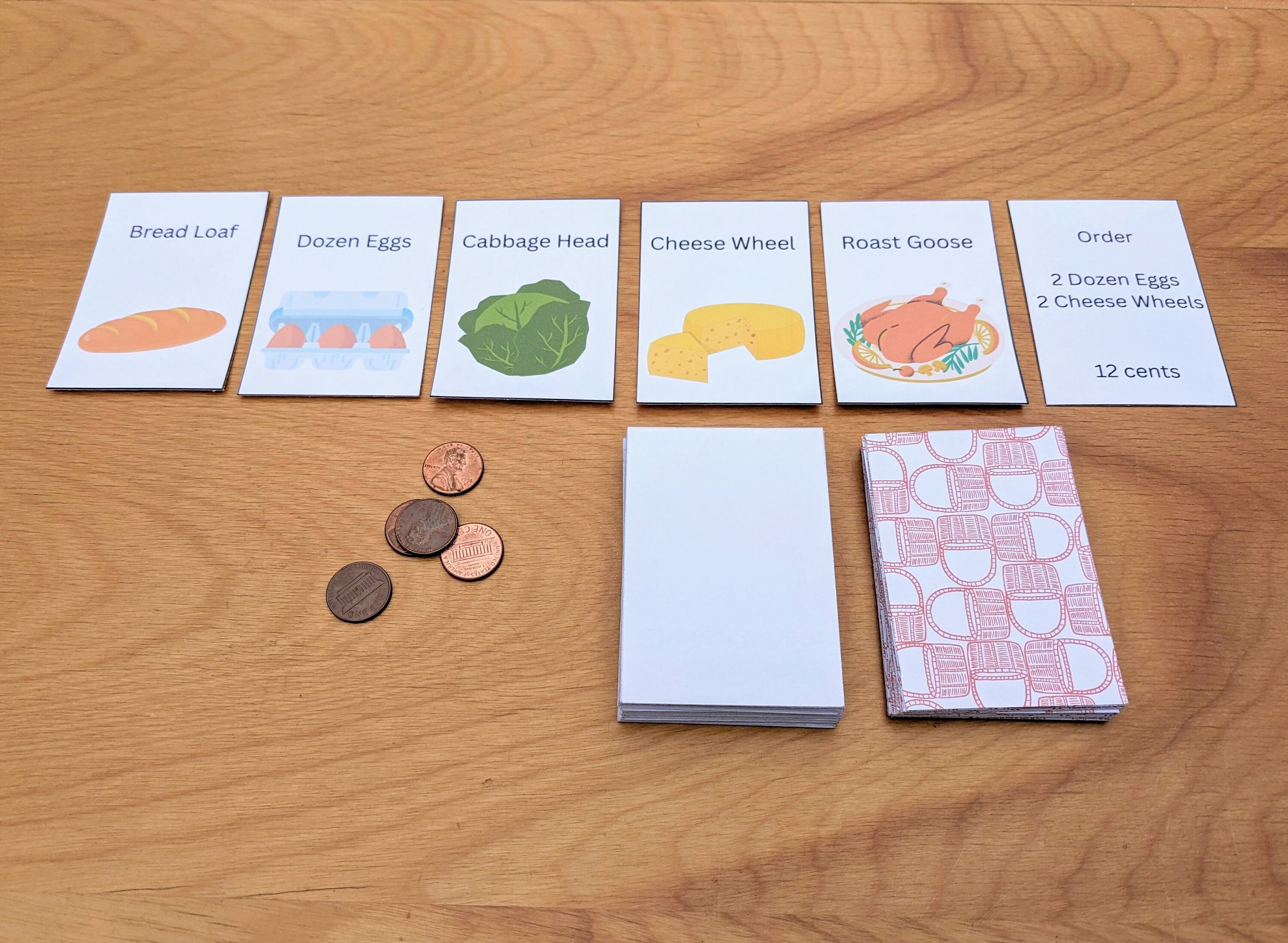 Family Games Printable, Kids Educational Money Game, Market Stand ...