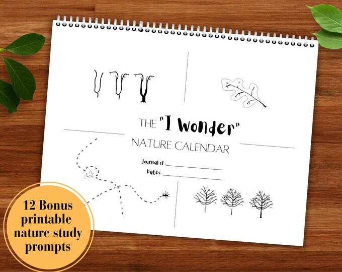 Nature Study Journal, Calendar of Firsts, Charlotte Mason Homeschool ...