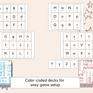 Preschool Alphabet Memory Cards Uppercase and Lowercase Letters ...